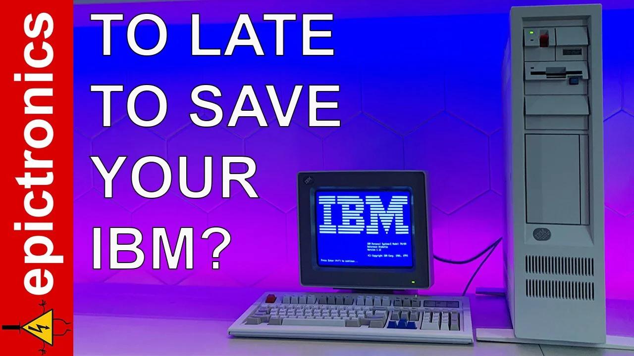 IBM PS/2 Model 80 restoration & mods. 386DX25