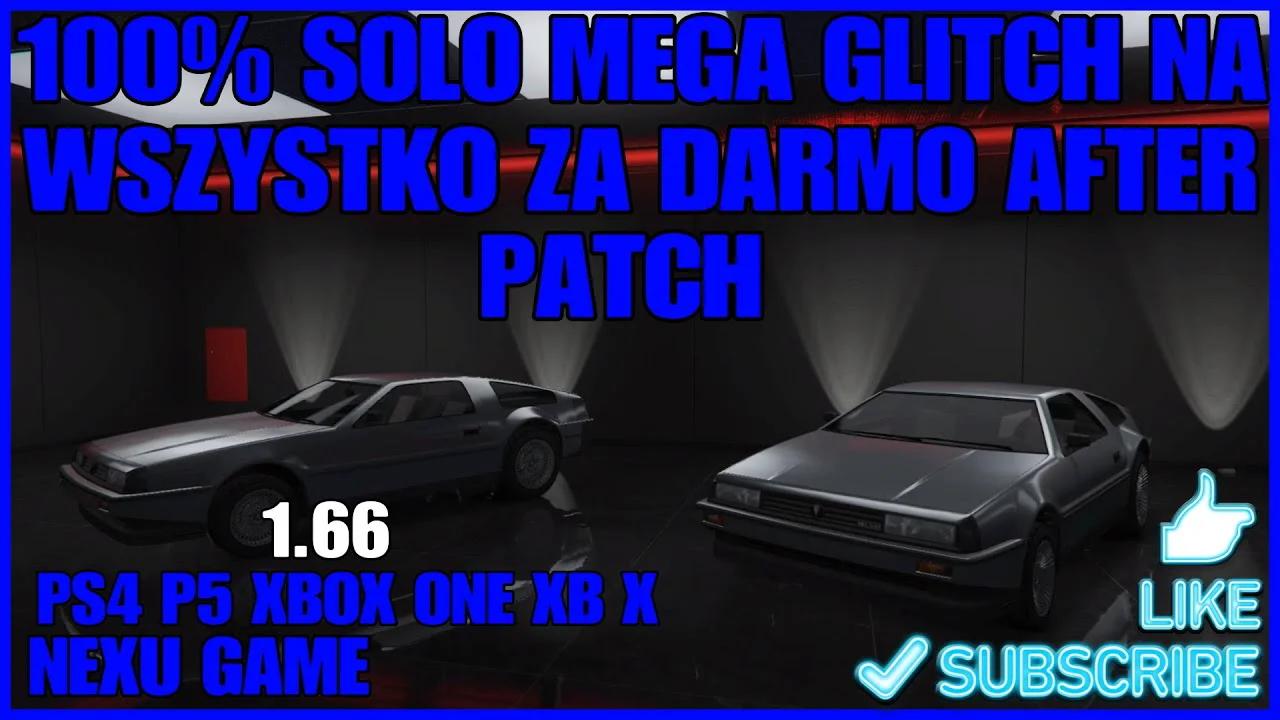 💥100% SOLO MEGA GLITCH NA WSZYSTKO💥 ZA DARMO AFTER PATCH 💥1.66 GTA V ...