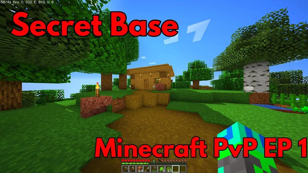 Building the Ultimate Secret Base on a PvP Minecraft Server!