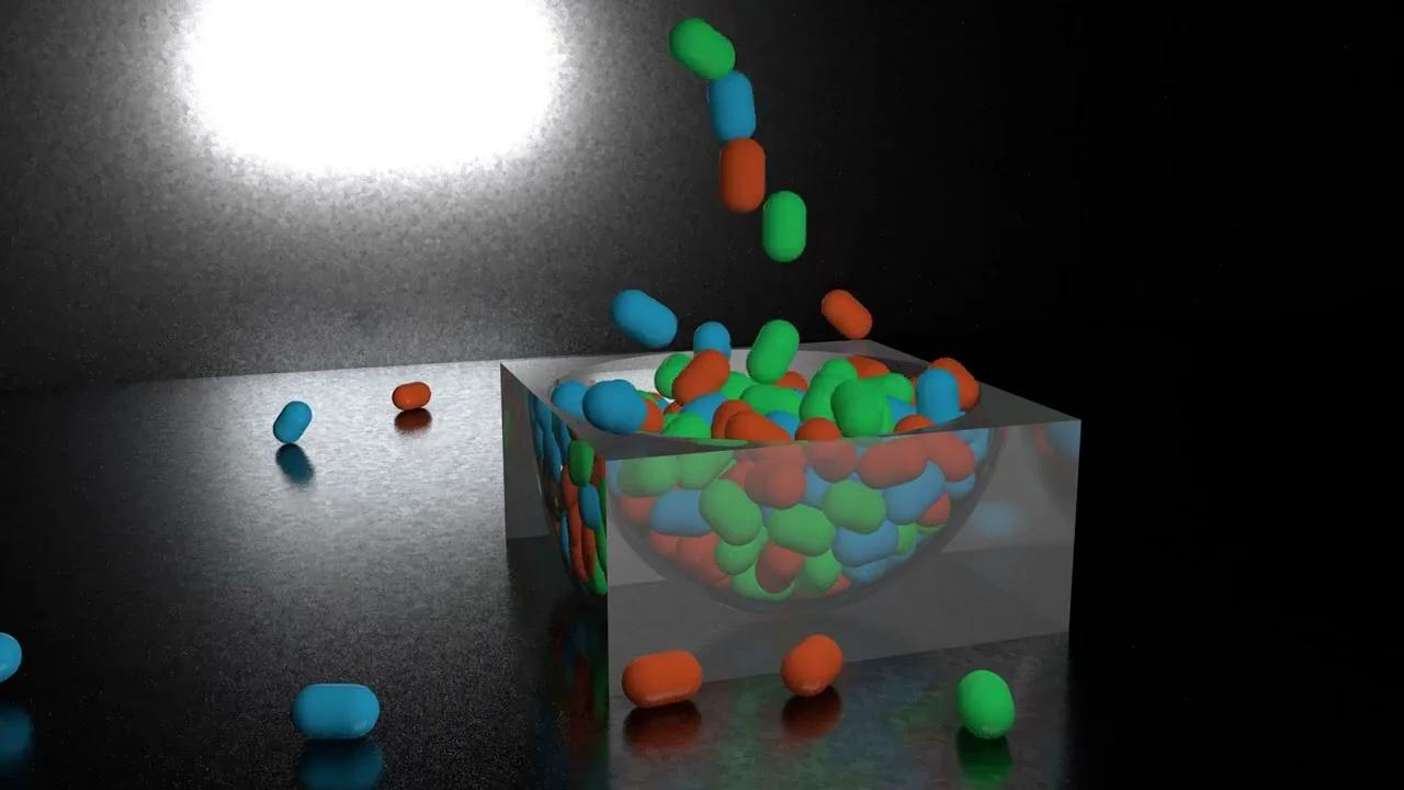 Realistic physics demos - Cinema 4D