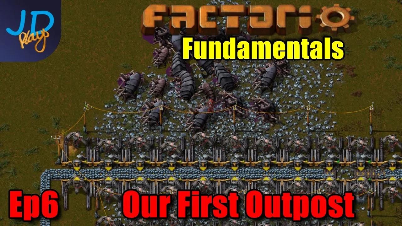 Ep6 Factorio 1.0 ⚙️ The Definitive Guide - Our first Outpost ⚙️ Guide For New Players