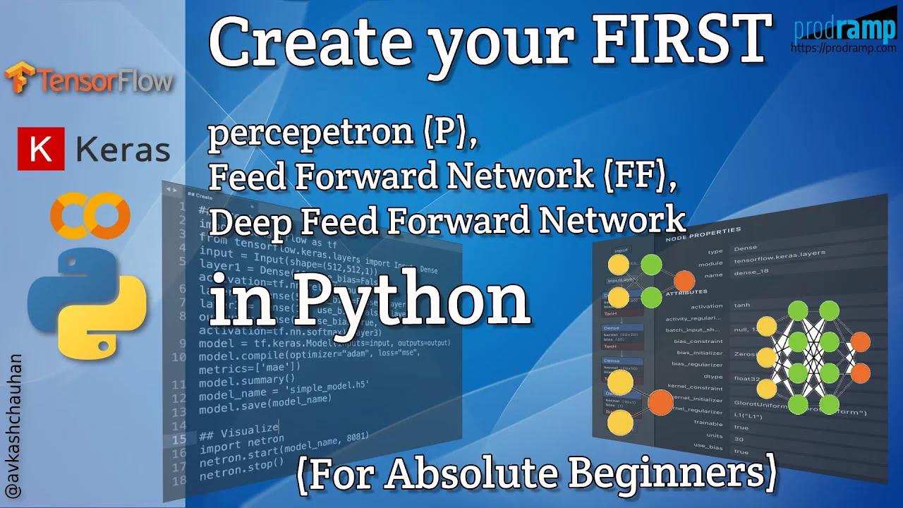 Create and Visualize your first Perceptron (P) and Feed Forward (FF ...