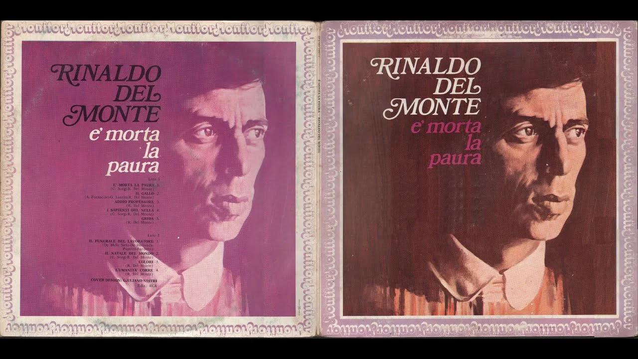 - RINALDO DEL MONTE - È MORTA LA PAURA - ( - MONITOR, ZPLMO 34078 ...