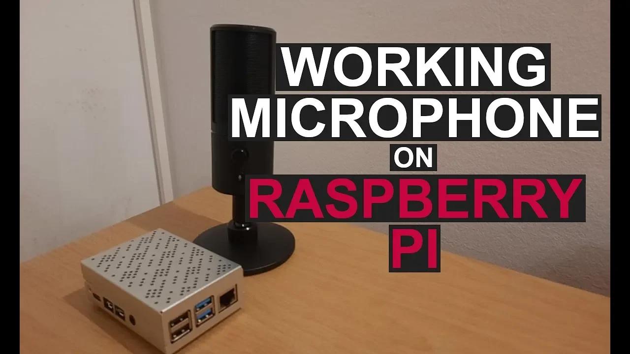 How to enable microphone on Raspberry PI 4