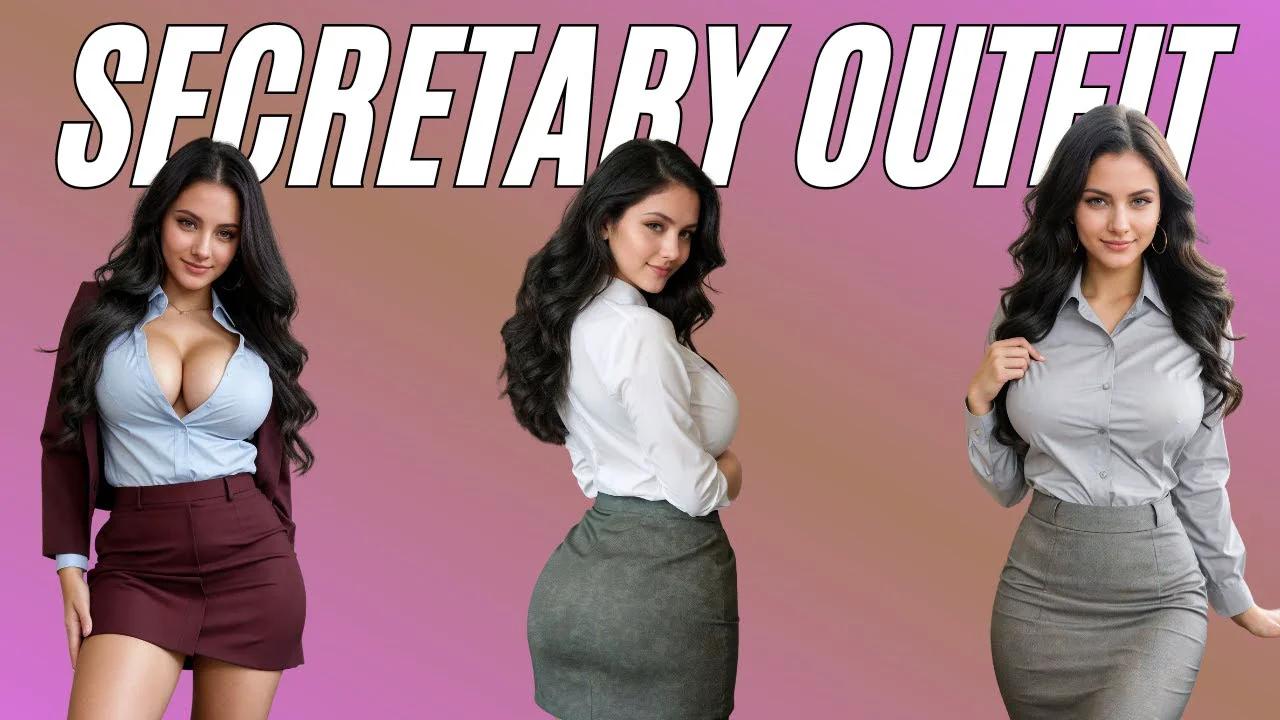 4k AI ART beautiful woman Secretary | ai lookbook