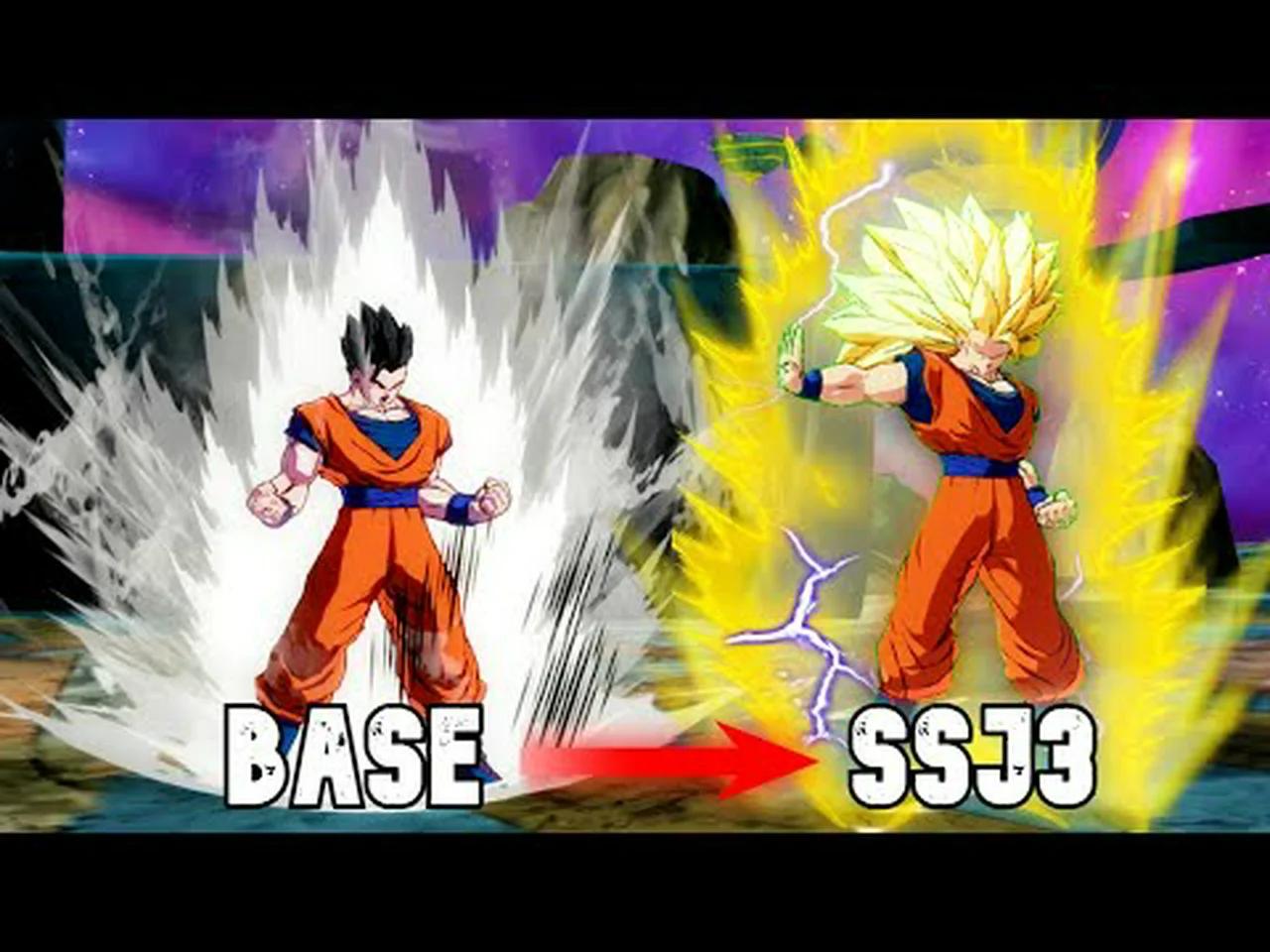 Gohan Transformations In Dragon Ball FighterZ! (4k 60 FPS)