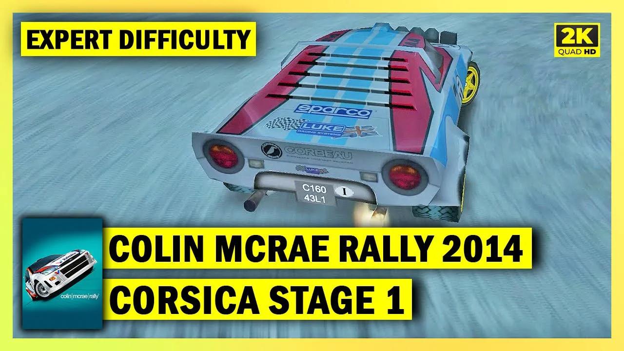 COLIN MCRAE RALLY 2014 - CORSICA STAGE 1 - KEYBOARD GAMEPLAY ON WINDOWS ...