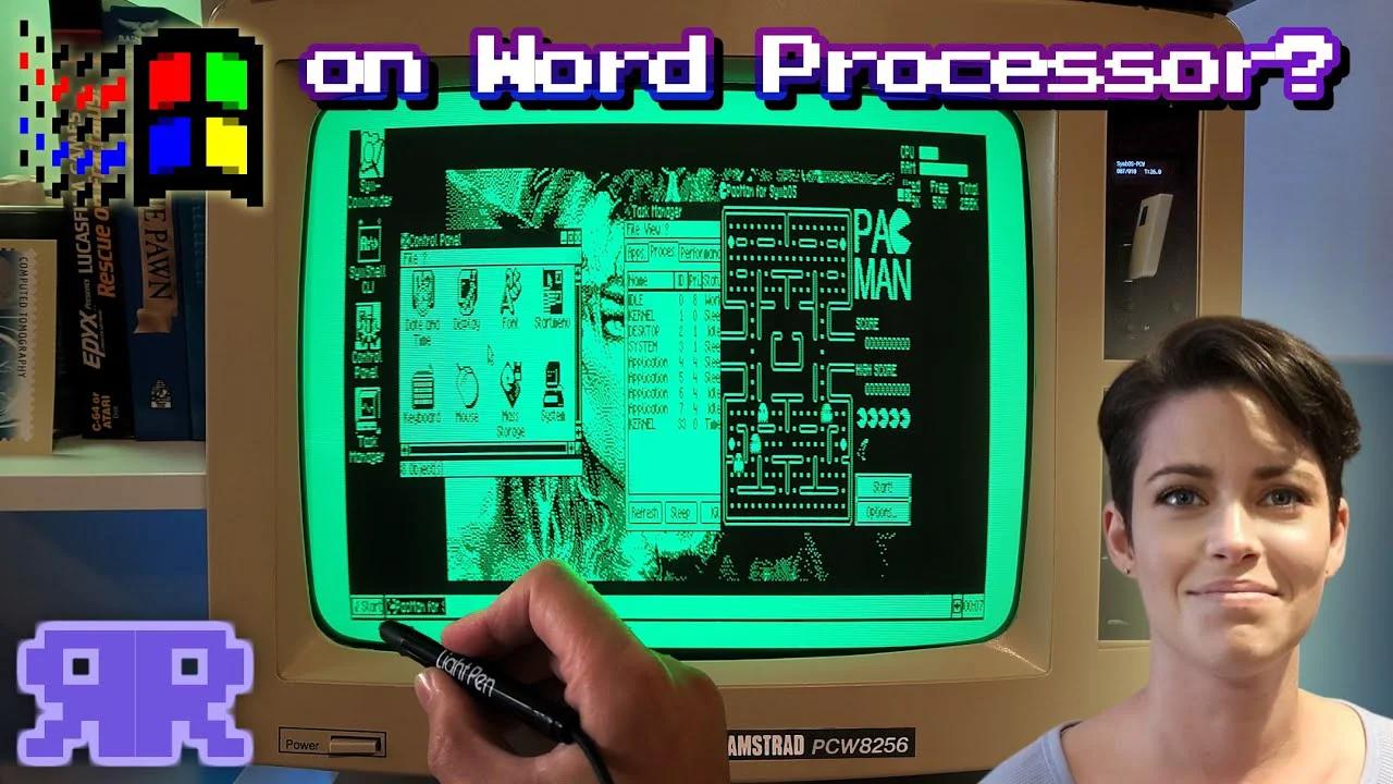 Windows on an 80s Word Processor?! | Amstrad PCW GUI!