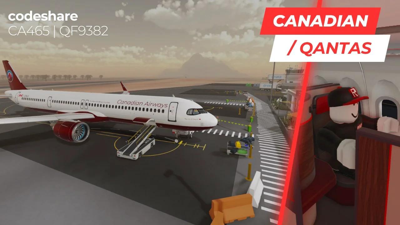 ROBLOX Airline Flight Review | Canadian Airways (Codeshare) | A321XLR ...
