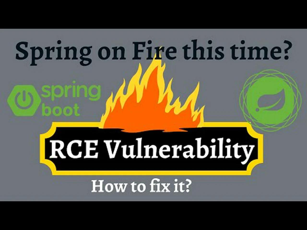 Spring on Fire this time? | RCE Vulnerability | How to identify and ...