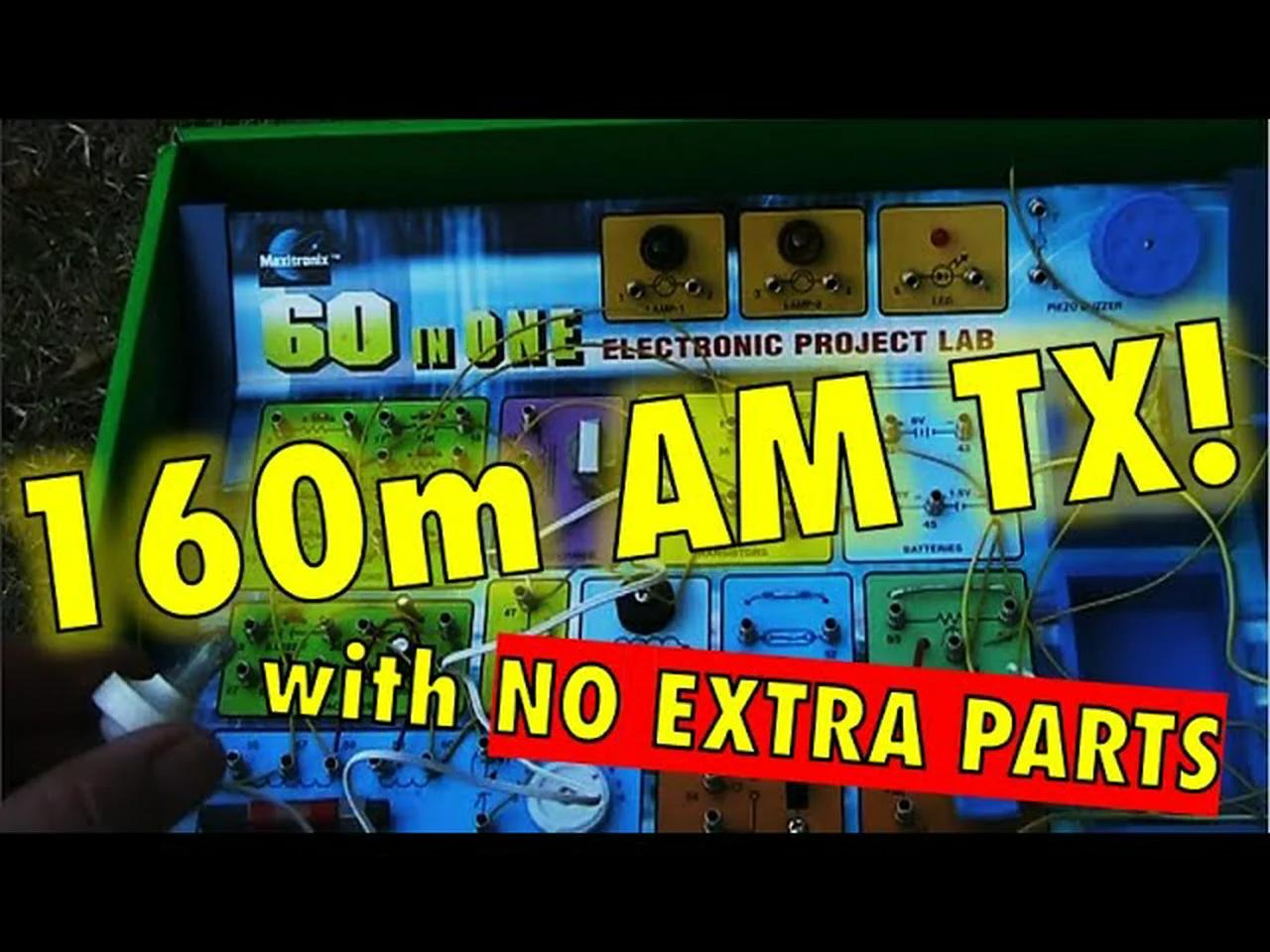 Maxitronix 60-in-1 kit transmits 160m QRP AM (and more)