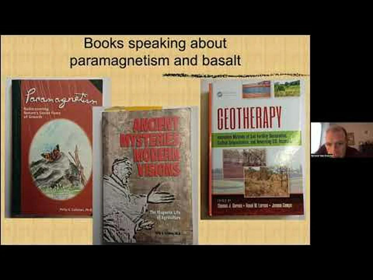 Electroculture Basalt and Paramagnetism Lecture 3 Spring 2023 with ...