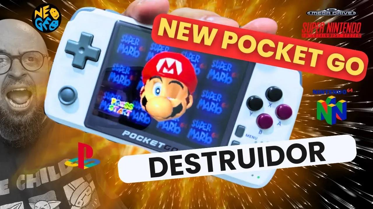 New Pocket Go - Um dos melhores Portateis Retro do Mercado ainda em 2024!!!