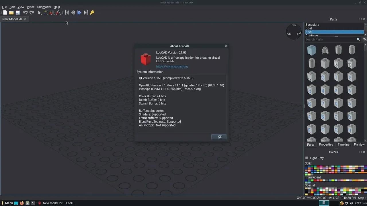 How to install LeoCAD on Linux Lite 5.4