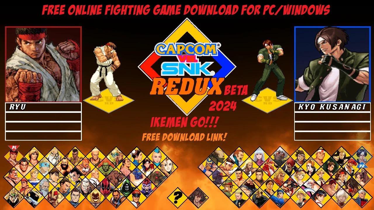 Capcom Vs Snk Redux Beta Ikemen Go 2024 Free Mugen Fighting Games