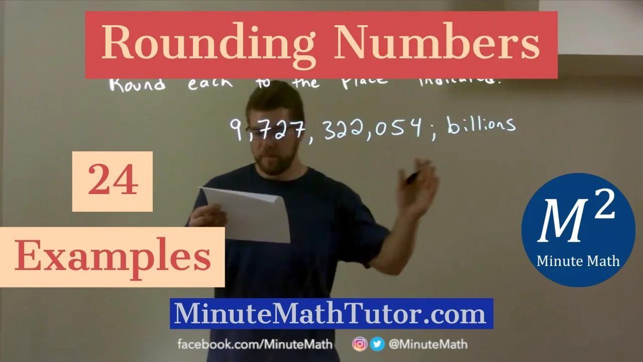 Rounding Numbers | 24 Examples