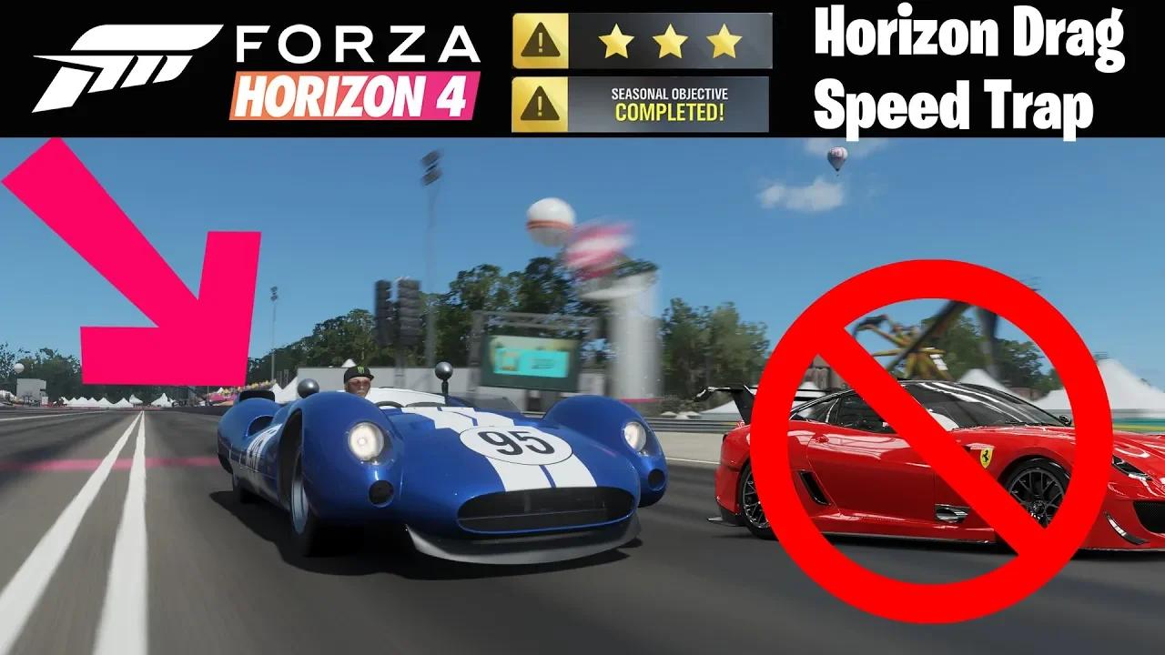 Forza Horizon 4 How to Complete Horizon Drag Strip PR Stunt Without the ...