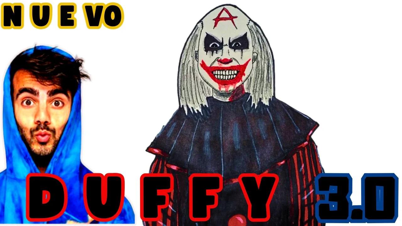Como DIBUJAR al PAYASO DUFFY 3.0 de la DEEP WEB salvado por Fede Vigevani