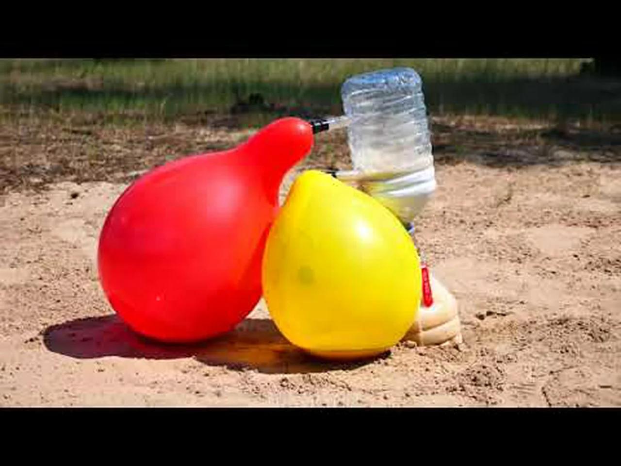 Experimento Coca cola VS Mentos en la piscina Y Coca Cola vs Mentos ...
