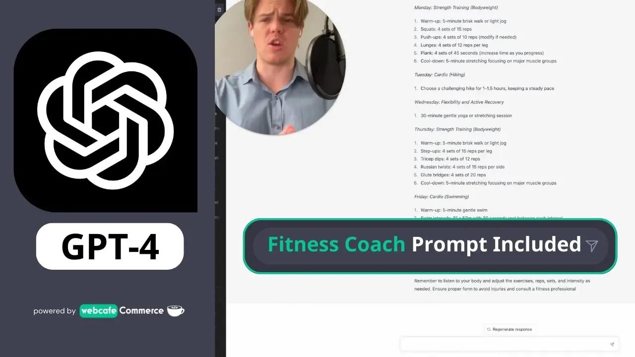 How to use ChatGPT-4 for Fitness | Personalized Workout Plan [GPT4 ...