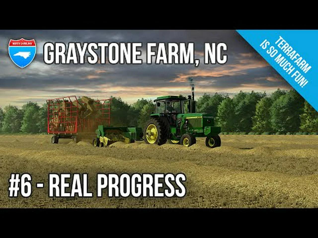 Bales, Tillage and The Pond is Filled In! - Graystone Farm Episode 6 - FS22