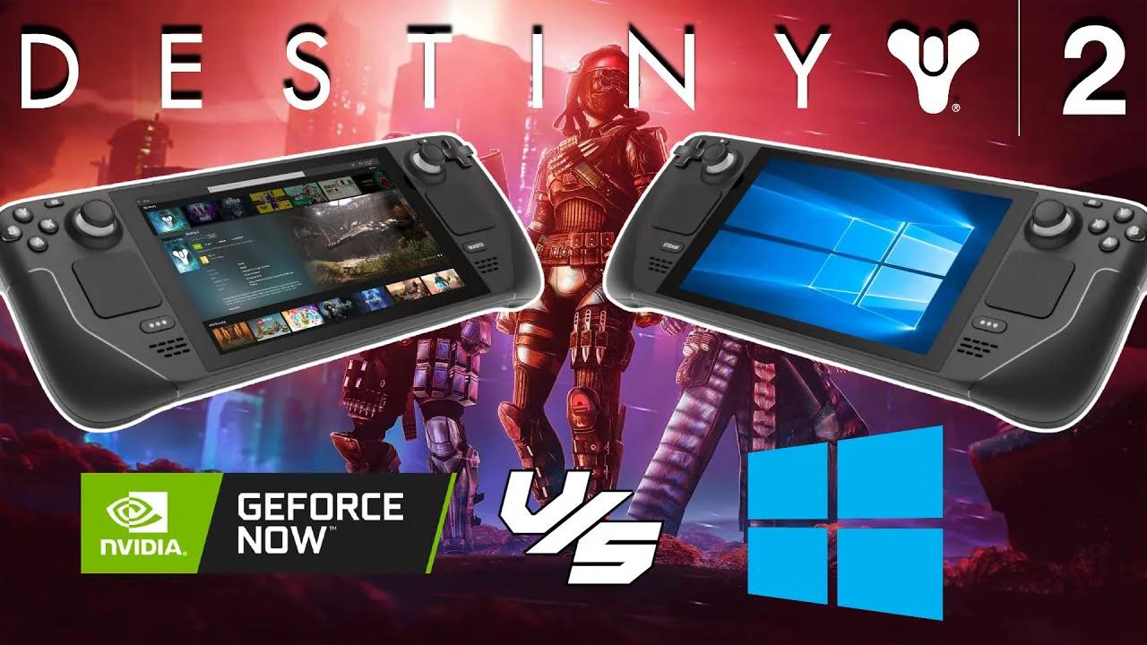 Steam OS vs Windows 10 Destiny 2 - GeForce NOW vs Windows