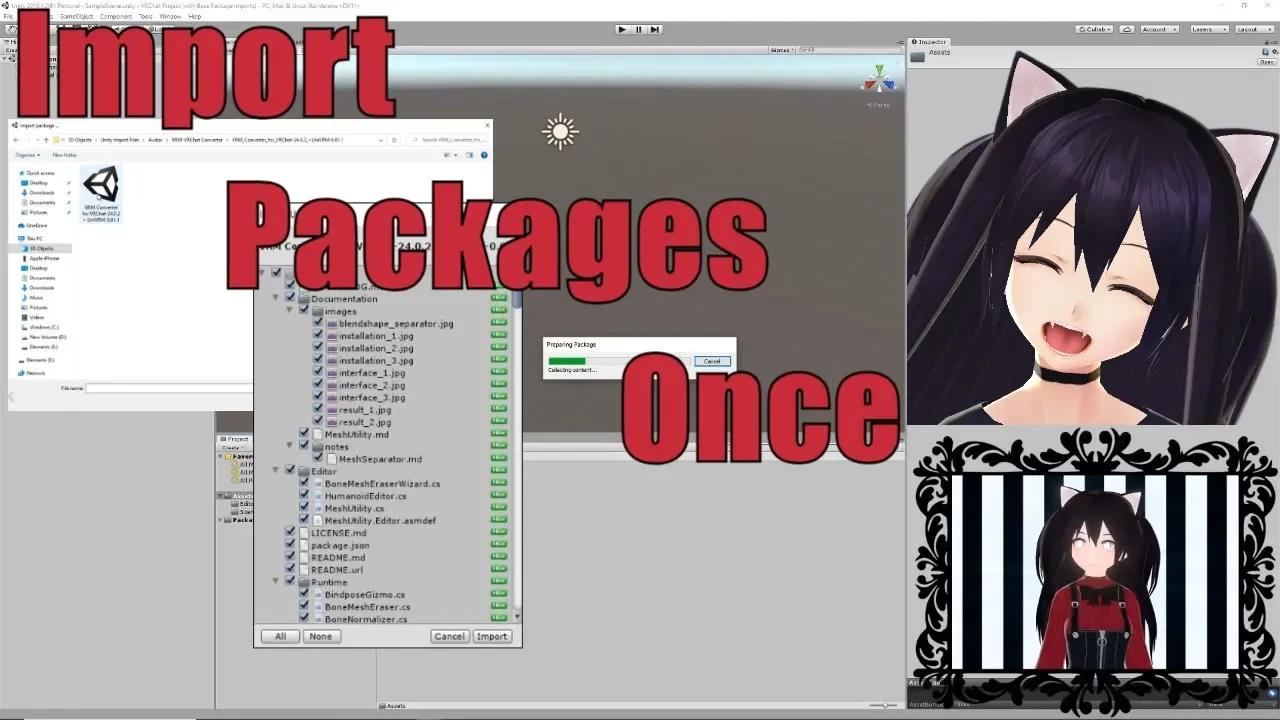How to Import Unity Packages (Only Once)