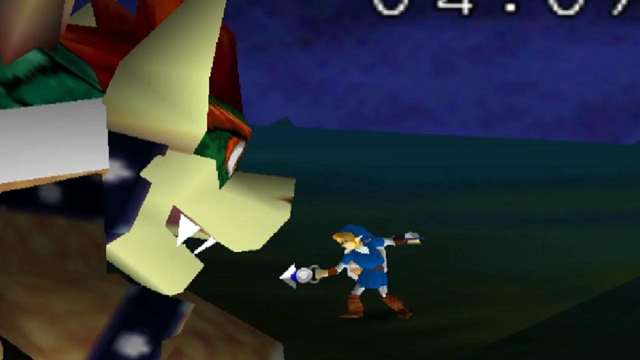 Smash Remix Gameplay - PAL (EUR) Link vs Giant Giga Bowser (CPU Level 9)