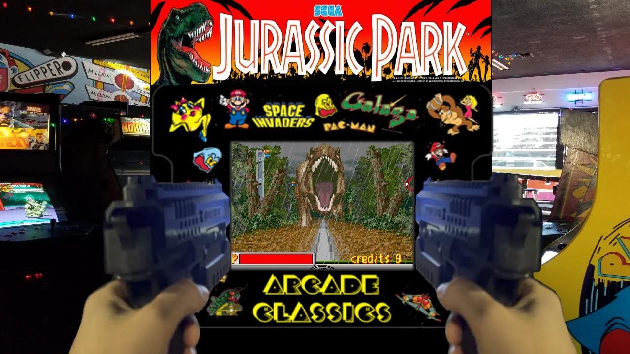 Jurassic park Arcade [Light gun 9 Credit Challenge]
