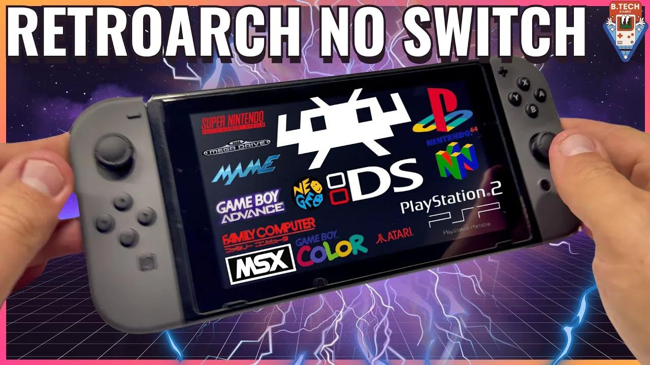 Retroarch no Switch - Emule tudo!!