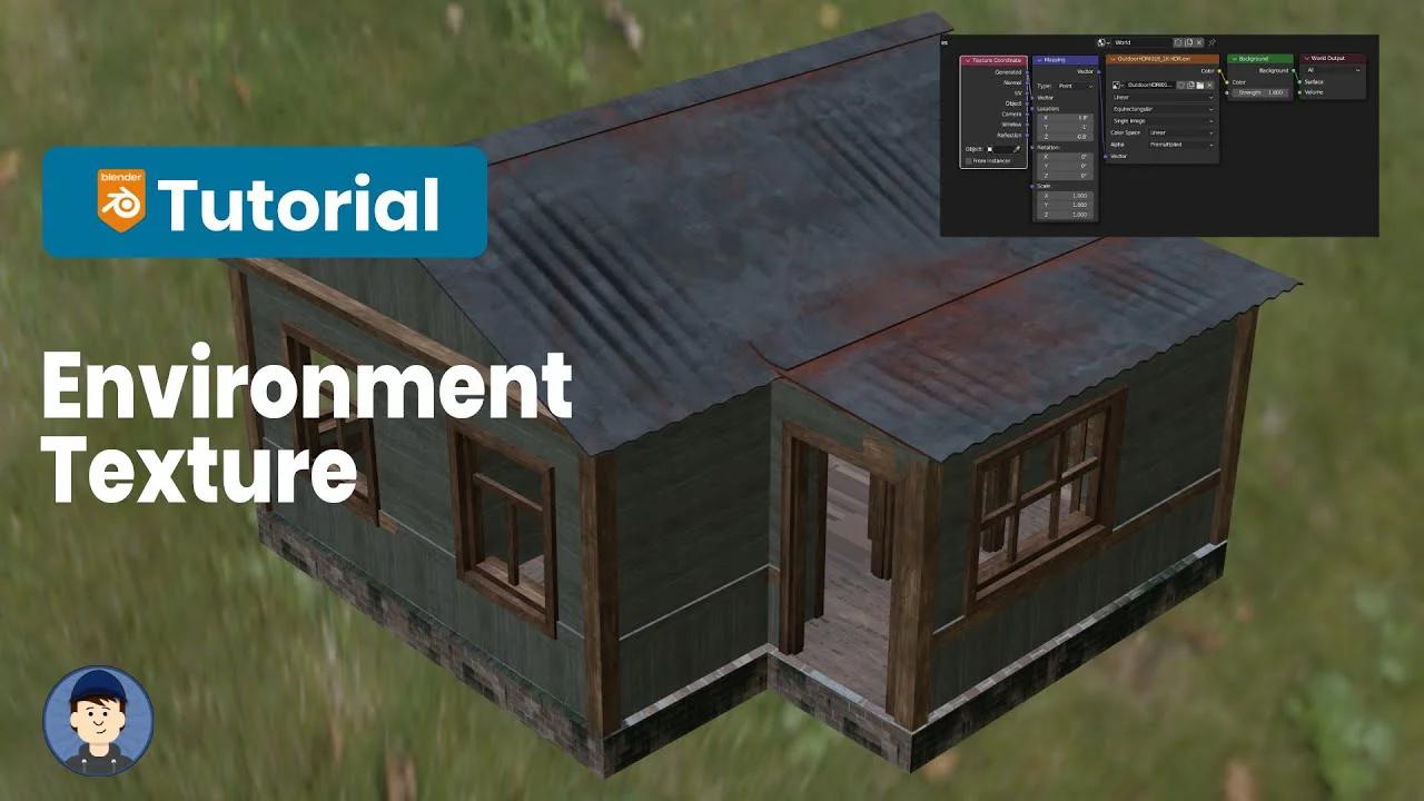 How to use the environment texture node to light your scene in Blender ...