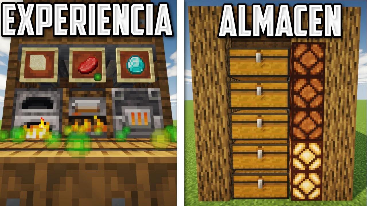5 Construcciones SENCILLAS con Redstone para MINECRAFT SURVIVAL