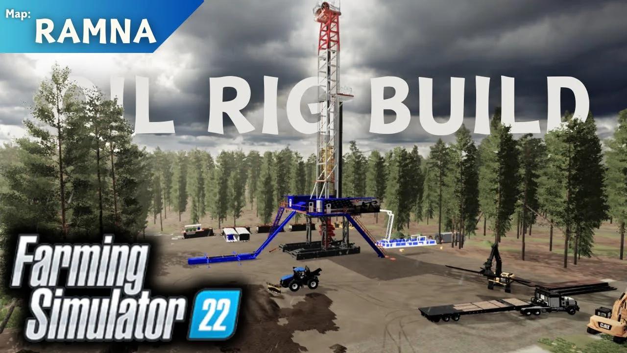 Oil rig build #2 - RAMNA - FS22