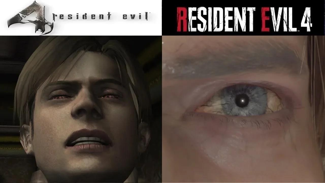 Resident Evil 4 Original VS. Remake Comparison - Bitores Mendez chokes Leon