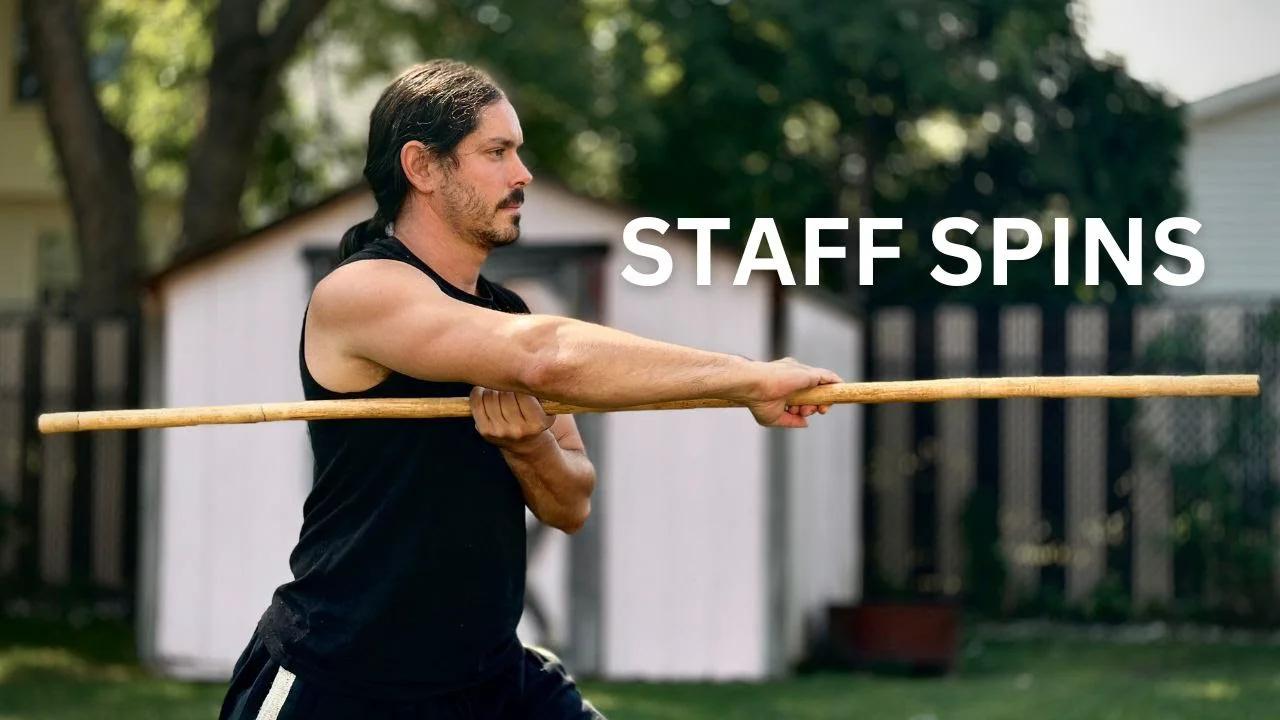 10 Kali Staff Spins - Amazing Filipino Martial Arts