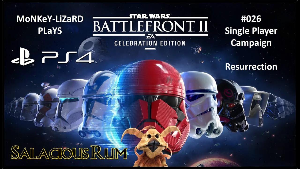 Star Wars Battlefront II - Campaign 'Resurrection' Monkey-Lizard Play