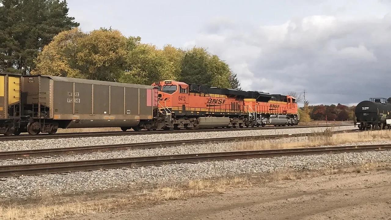BNSF empty coal train westbound