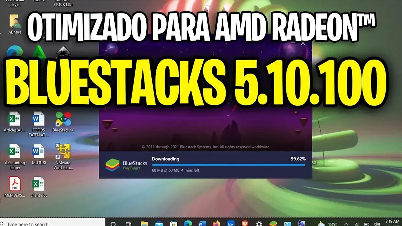 Saiu! Novo bluestacks 5.10.100 com otmização para placas AMD