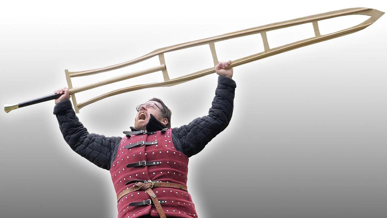Making a FUNCTIONAL GIANT SWORD! Part 1 - the prototype and design ...
