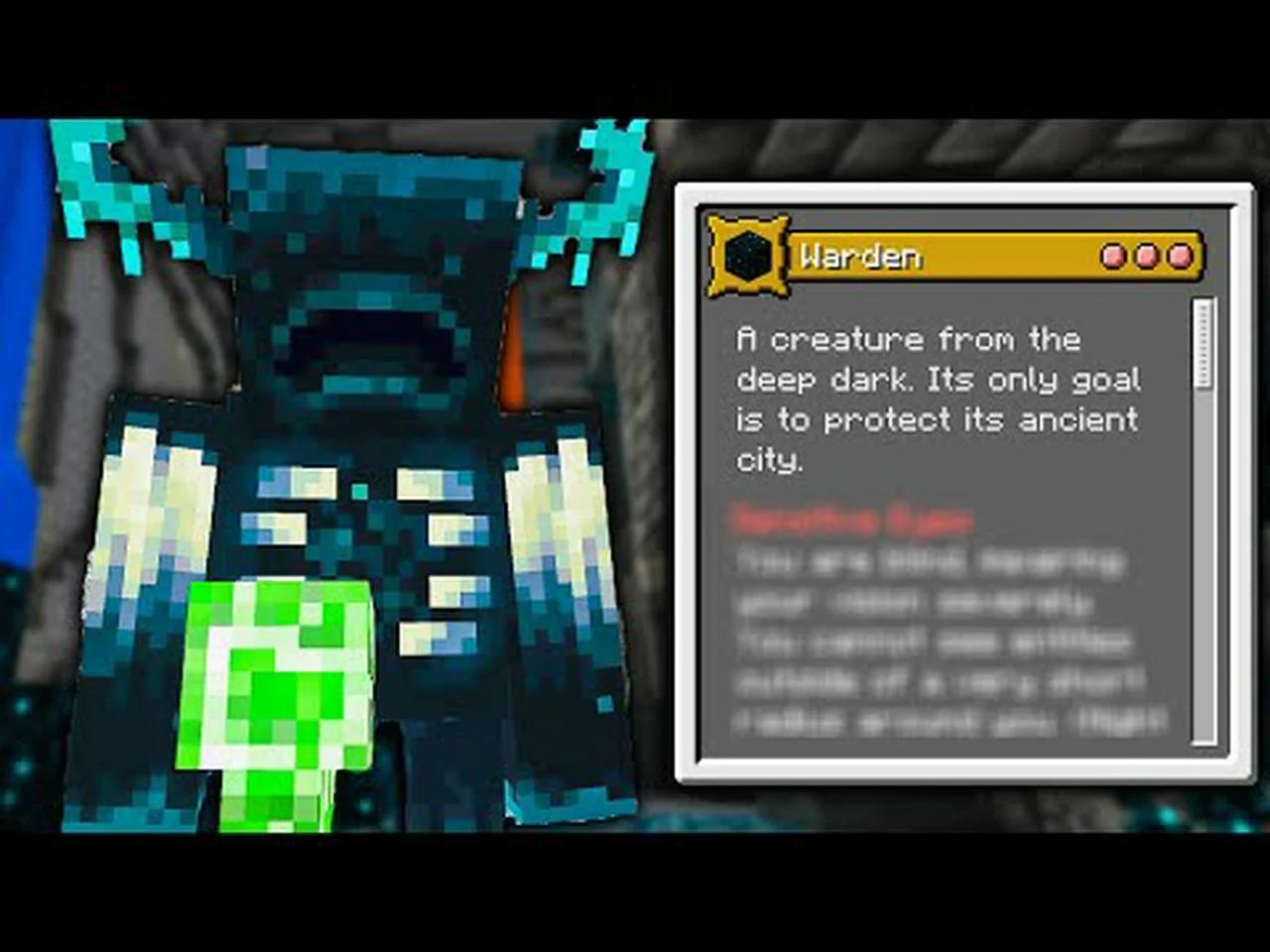 Minecraft Origins Mod - Warden Origin