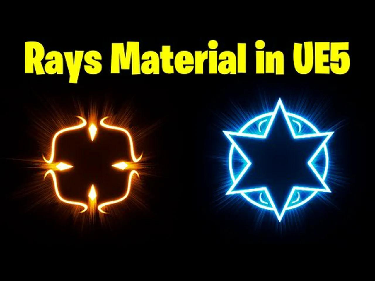 Rays Material in UE5 Tutorial | Download Files