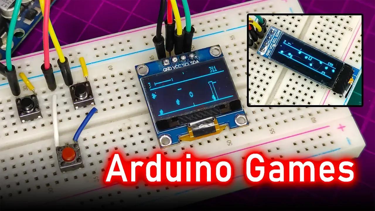 Space Trash Game Using Arduino And Oled Display 2546