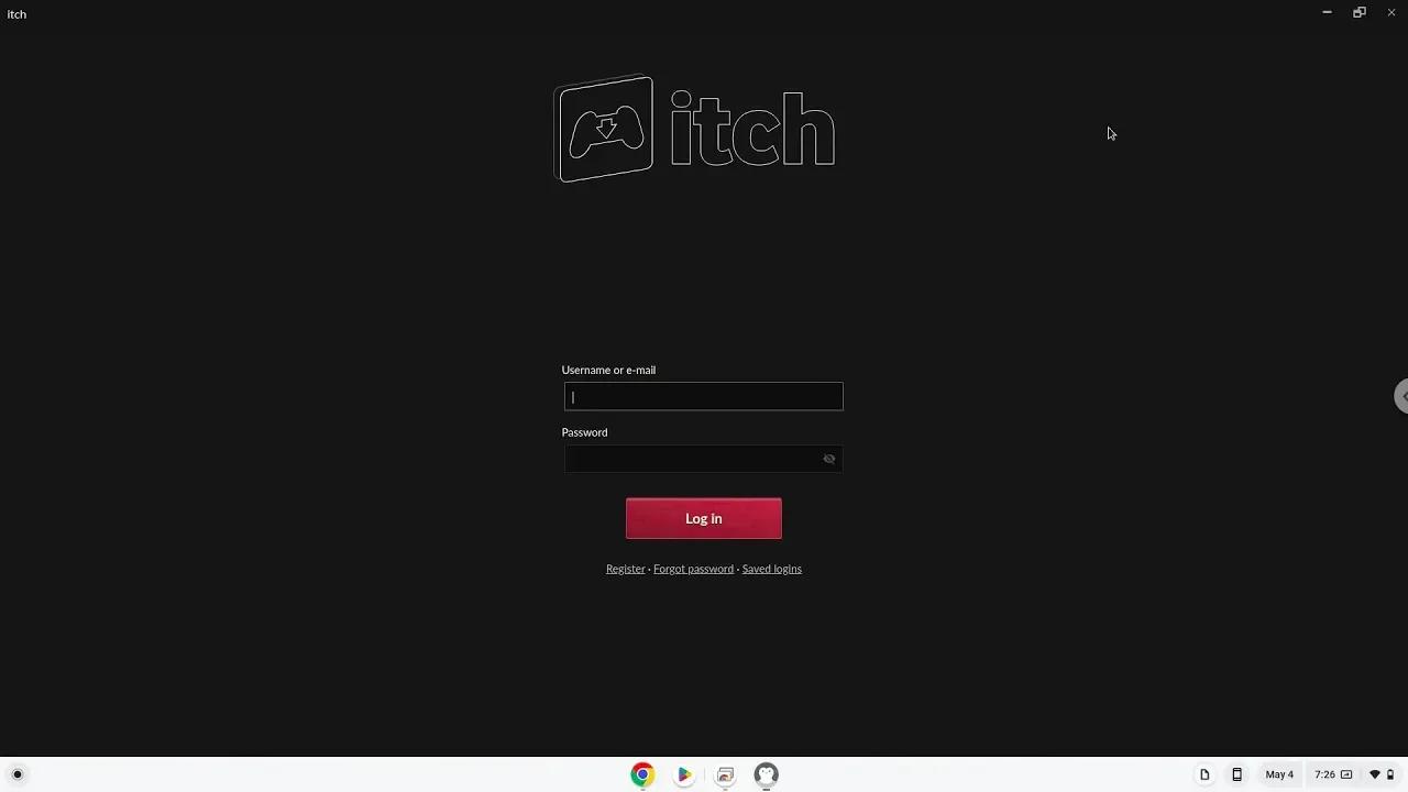 How to install the itch.io app on a Chromebook