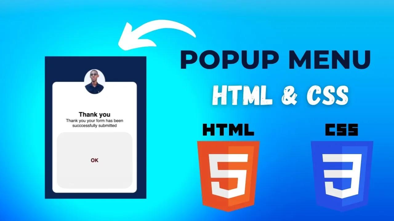 Popup Menu Using Html And Css Only On Every Browser Tieflab 4460