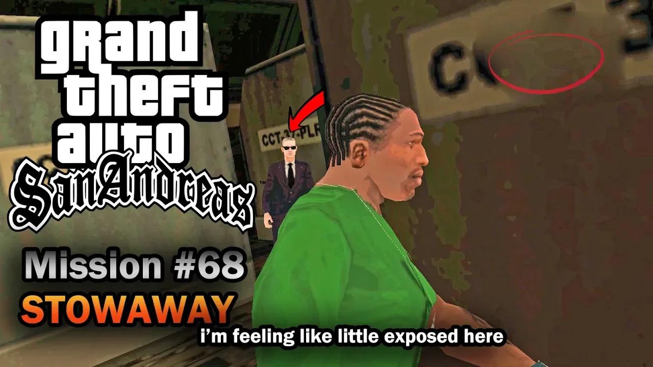 GTA San Andreas - Walkthrough, Mission #68 - Stowaway (PC / PS5)
