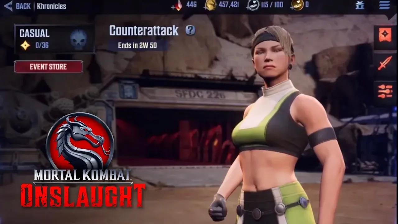 Mortal Kombat Onslaught Sonya Blade Counterattack Event Gameplay We Need Her Back In MK1