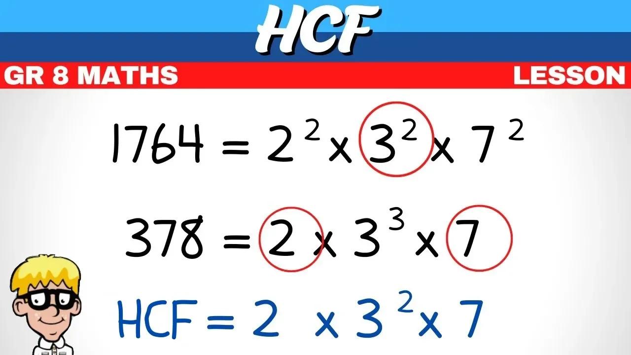 Highest Common Factor Grade 8