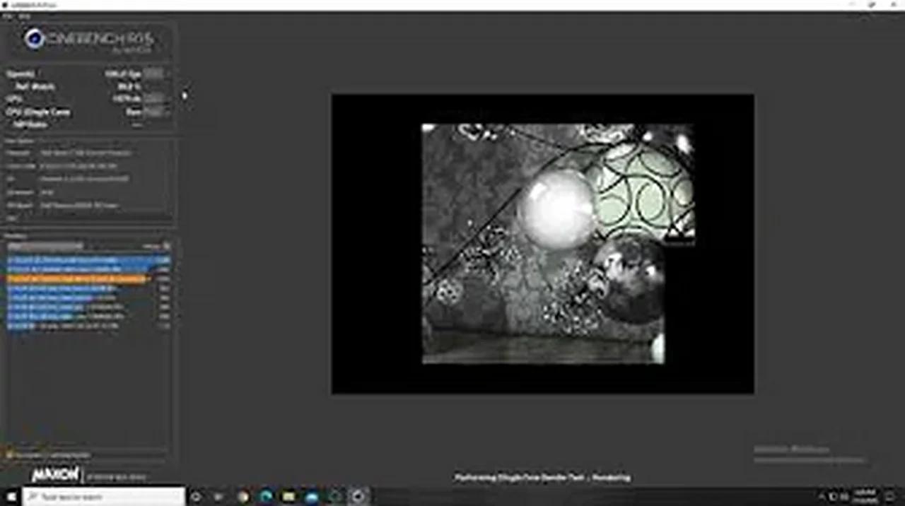 CINEBENCH R15 CPU And GPU rendering test R