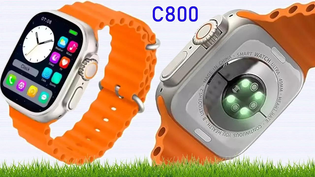 C800 Ultra Smartwatch Series 8 Smart Watch Men Women Bluetooth Call Wireless Charging Heart Rate
