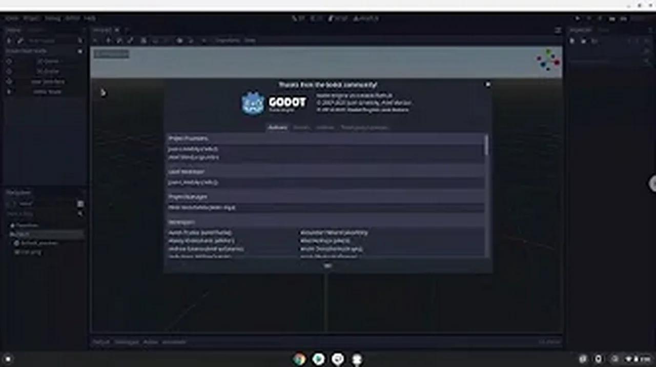 How to install Godot 3.3 on a Chromebook